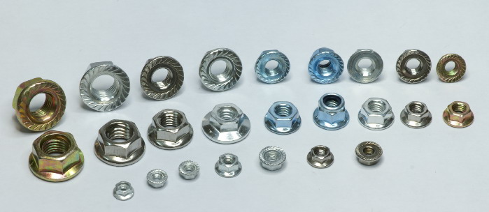Hexagon nuts with flange-Sample library-chinaFastenerinfo.net