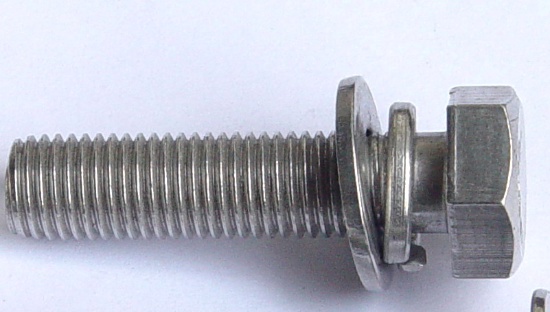 Hex bolts,spring lock washers,Plain washers-Sample library ...