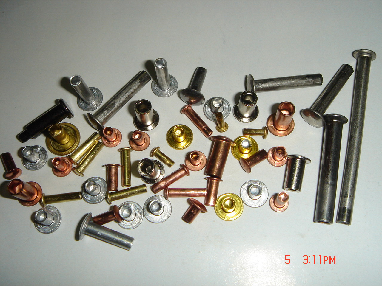 ALUMINUM.BRASS.STAINLESS SEMI-TUBULAR RIVETS-Sample library ...